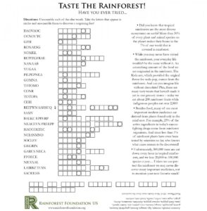 Kids' Corner Learn About Rainforests - Rainforest Foundation US